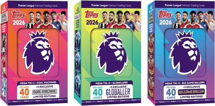 Topps Premier League 2025/26 Trading Cards Mega Tin (Deutsch ...