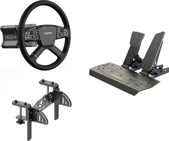 Moza Racing R9 V3 Bundle – Truck Wheel TSW + SR-P Pedale + Truck Clamp ...