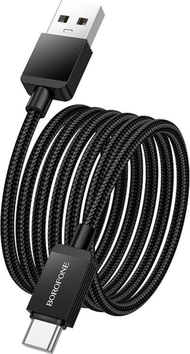 Borofone Kabel BX120 Placer - USB auf Typ C - 3A 1 Meter schwarz - Digitec