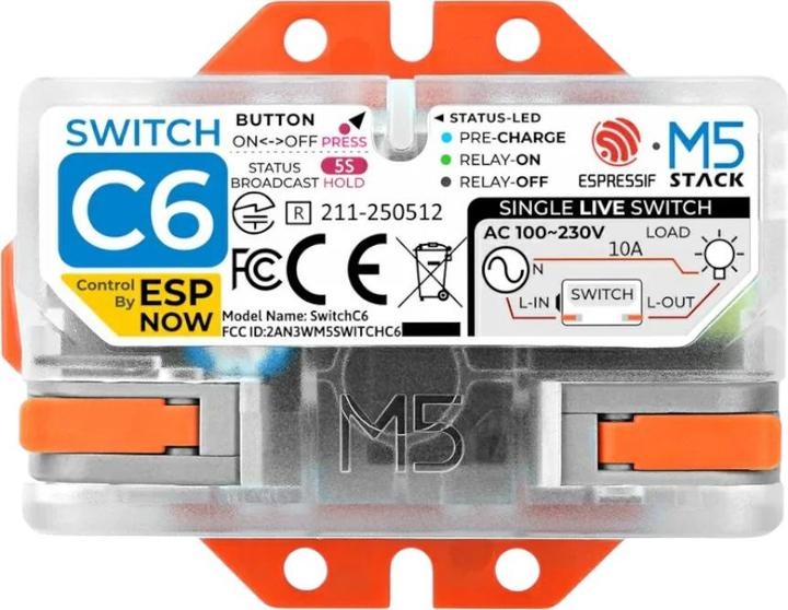 M5Stack IoT Relais SwitchC6 Single-Wire - buy at Digitec