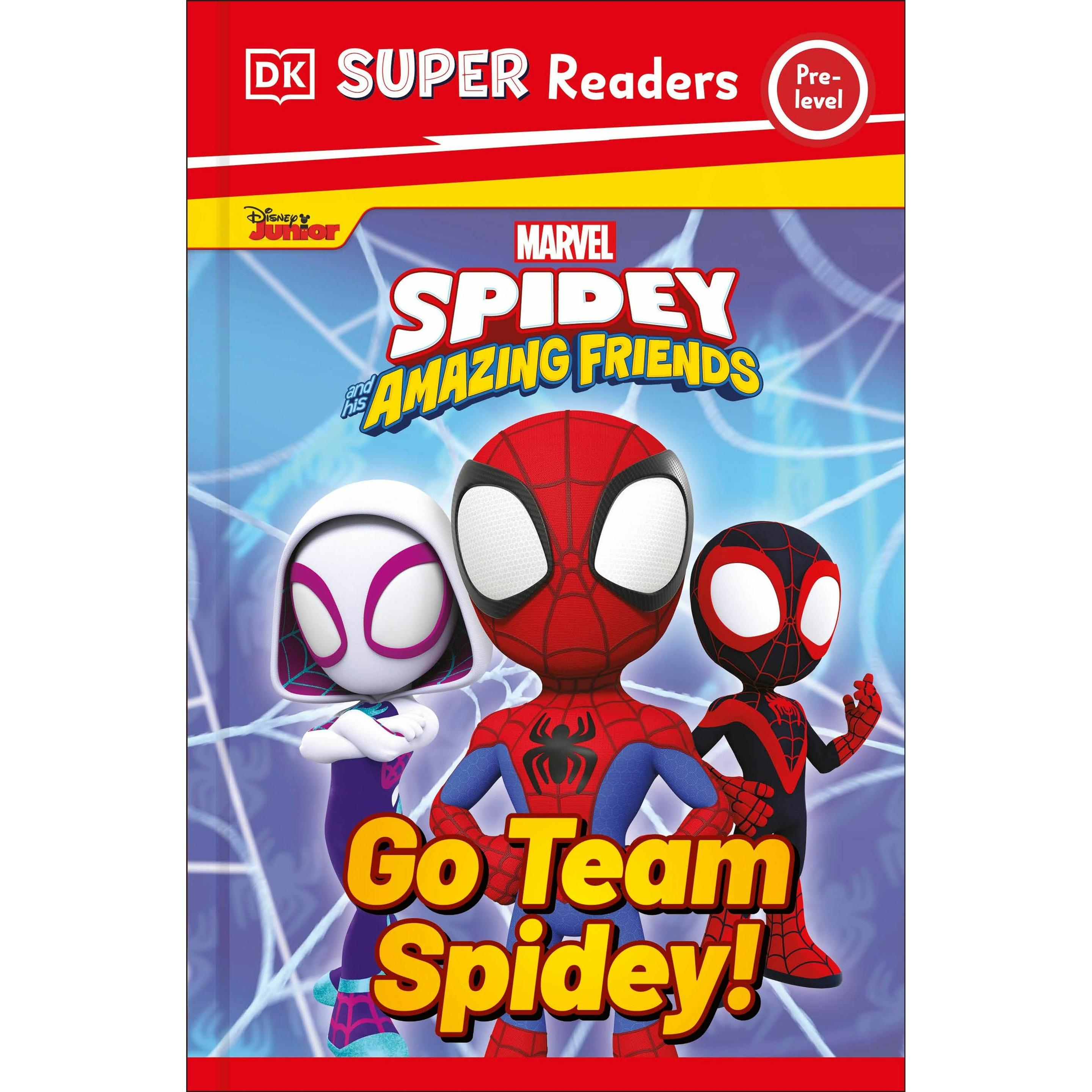Dorling Kindersley DK Super Readers Pre-Level Marvel Spidey and His Amazing Friends Go Team ...
