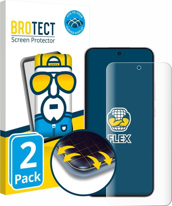 BROTECT Fullscreen Schutzfolie Displayschutz Folie Klar Transparent