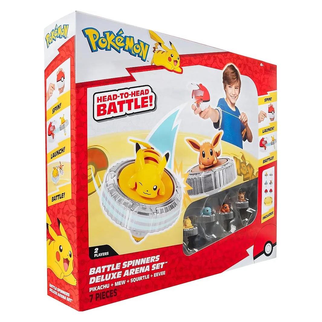 Bandai Pokémon Pikachu, Arena + 4 Kreisel - kaufen bei Galaxus