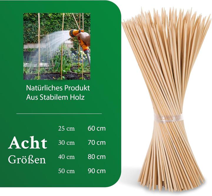 Novatool 200x grit sticks 50 cm x 5 mm I Natural I Tomato sticks Tomato ...