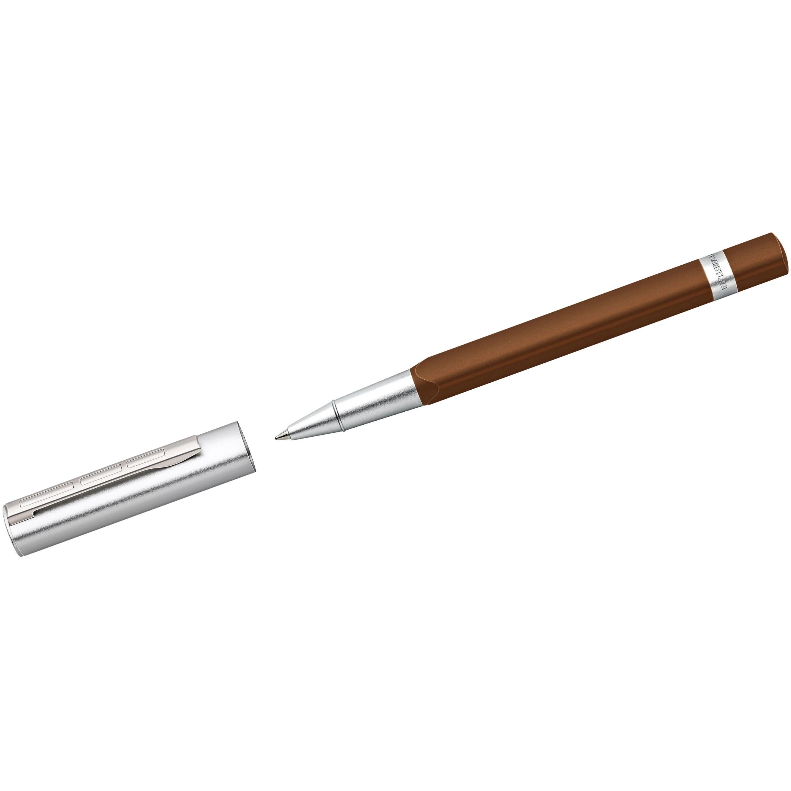 Staedtler Tintenroller TRX, Strichst„rke: M, braun (Braun, Silber, 1x ...