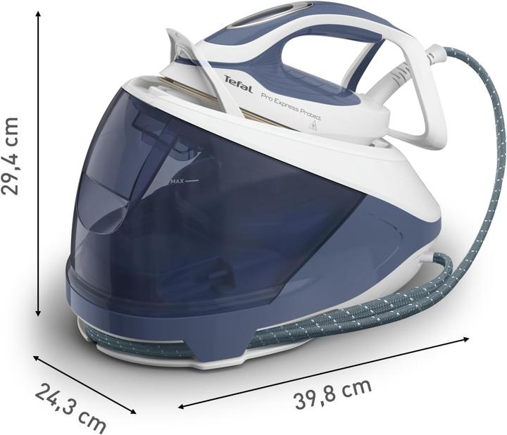 Tefal Pro Express Protect Steam Iron Station with 7.6 Bar Pressure and ...