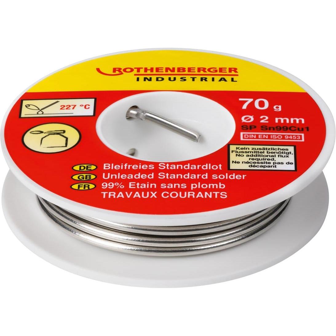 Rothenberger Industrial lead-free standard solder 70g solder, lead-free ...