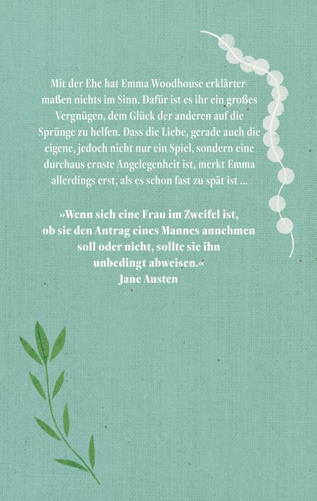 Emma (Deutsch, Angelika Beck, Jane Austen, JaneAusten, 2025) - Galaxus
