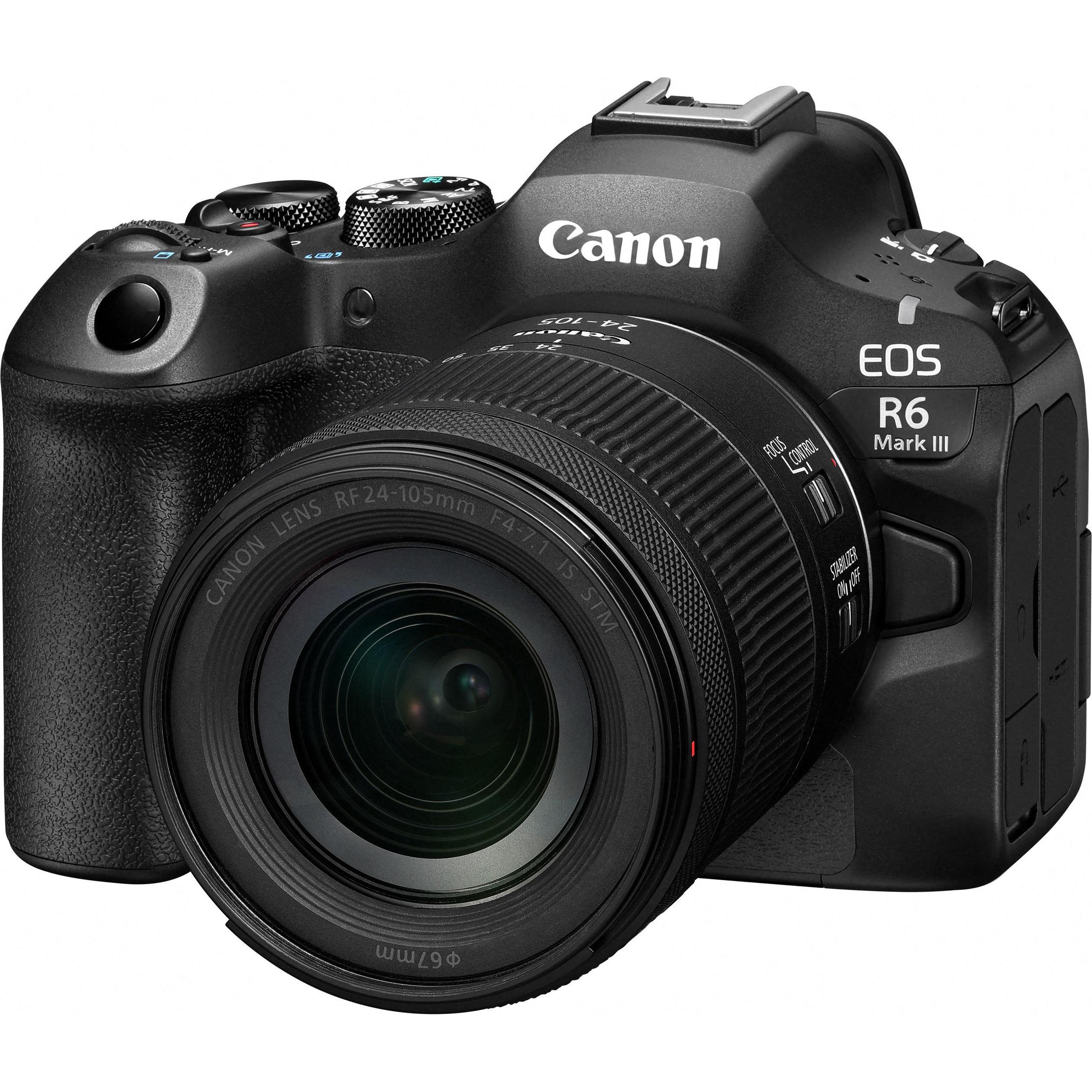 Canon EOS R6 Mark III System Camera + 24-105MM F4-7.1 STM Lens - Galaxus
