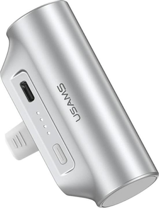 Usams PB79 Mini Tail Plug Portable Power Bank 3000mAh USB-C silver ...