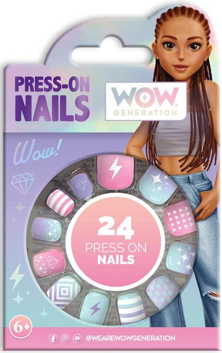 Kids Licensing Wow Generation Set 24 adhesive nails