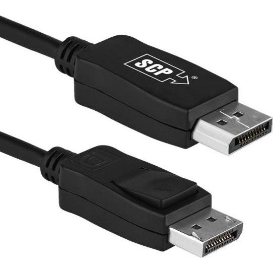 SCP DP14-1.8M, 1.8 m, DisplayPort, DisplayPort, Male, Male, 7680 x 4320 ...