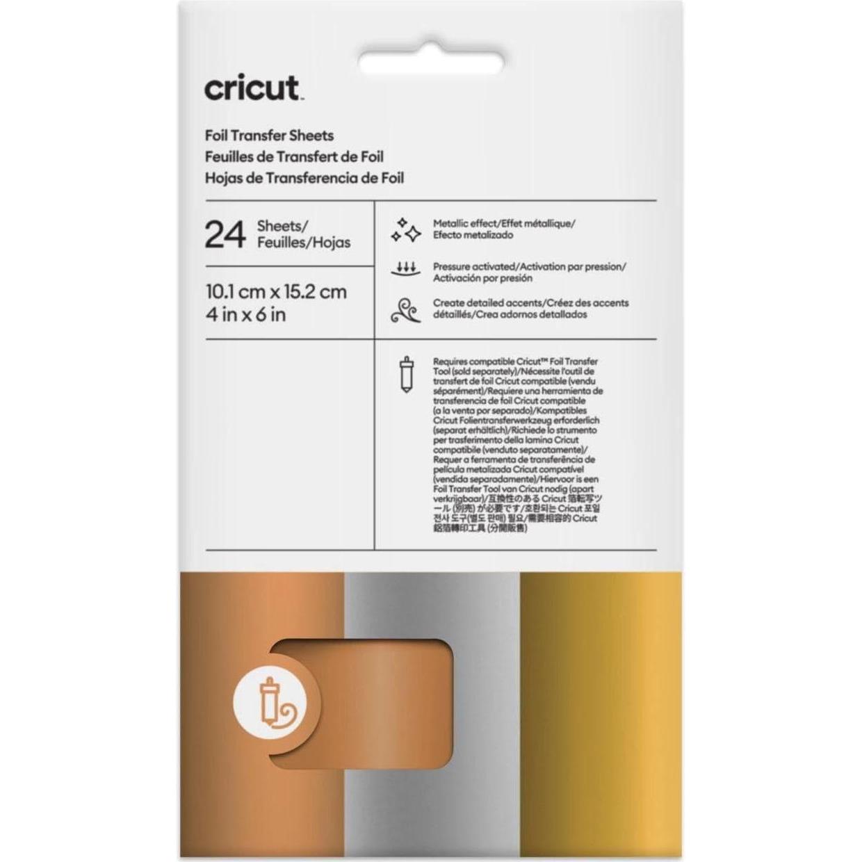 Cricut Transferfolie 10.1 x 15.2 cm, Metallic, 24 Blatt - Galaxus