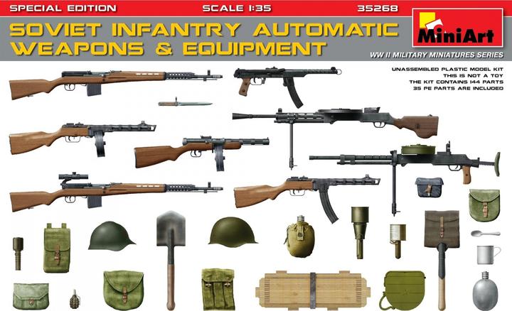 Mini art Soviet Infantry Automatic Weapons & Equi -pment.Special ...