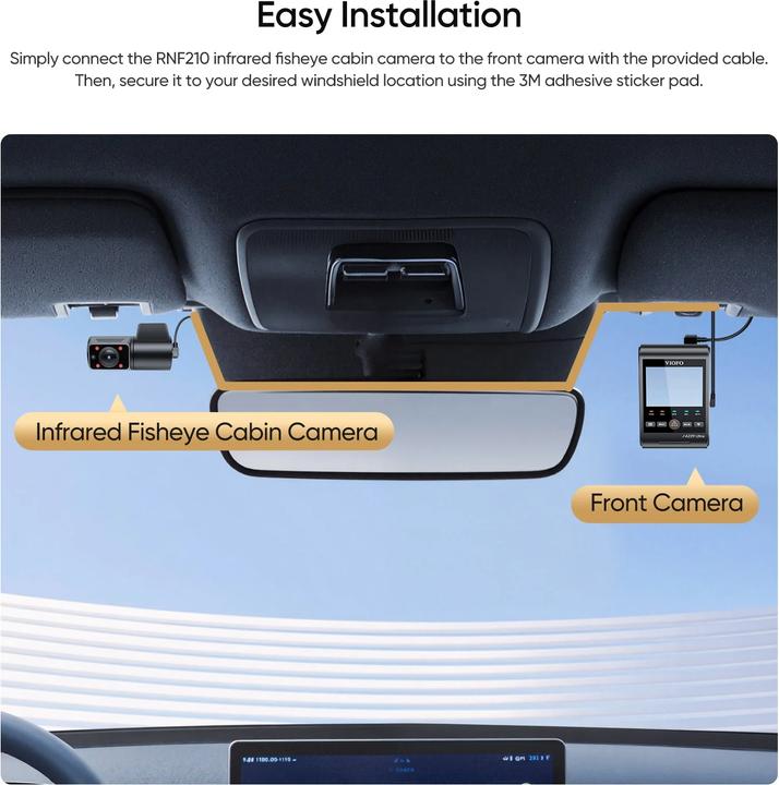 Viofo RNF210 A229 Ultra Infrared Fish-Eye - kaufen bei Digitec