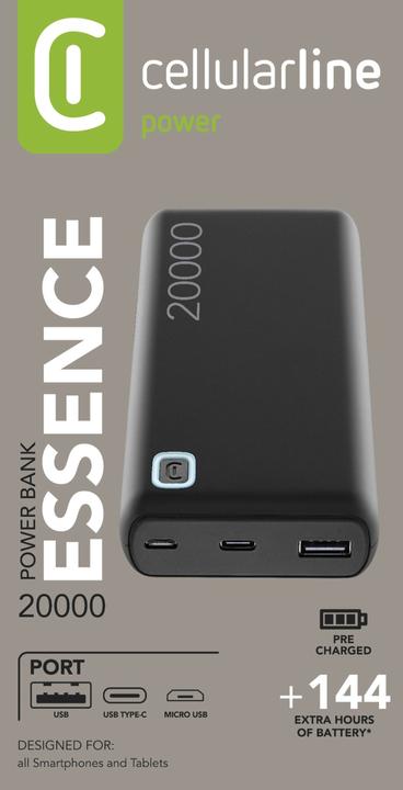 Cellularline Power Bank ESSENCE 20000 - buy at Galaxus - Galaxus