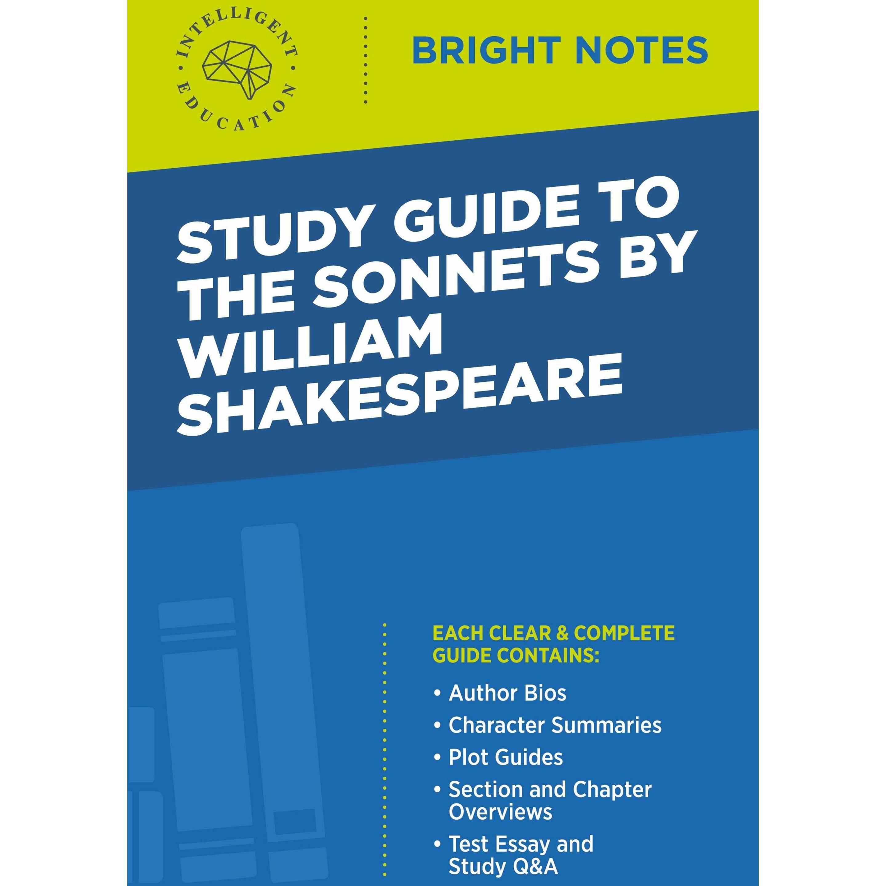 Dexterity Study Guide to The Sonnets by William Shakespeare - Galaxus
