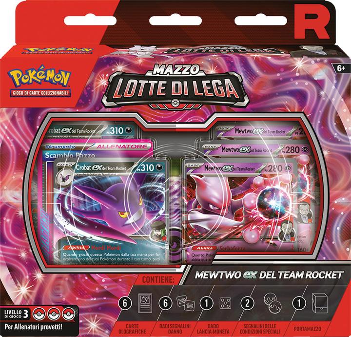 Pokémon Pokemon ITA Mazzo Lotta di Lega Mewtwo Ex del Team Rocket - Galaxus
