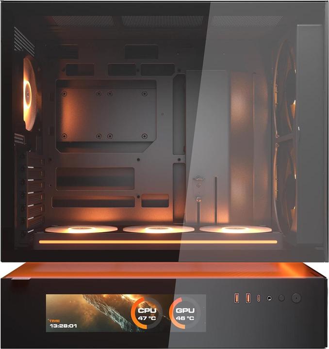 Cougar ATX Semi-Tower Gehäuse CFV235 Mesh Vision Schwarz (ATX, Micro ...