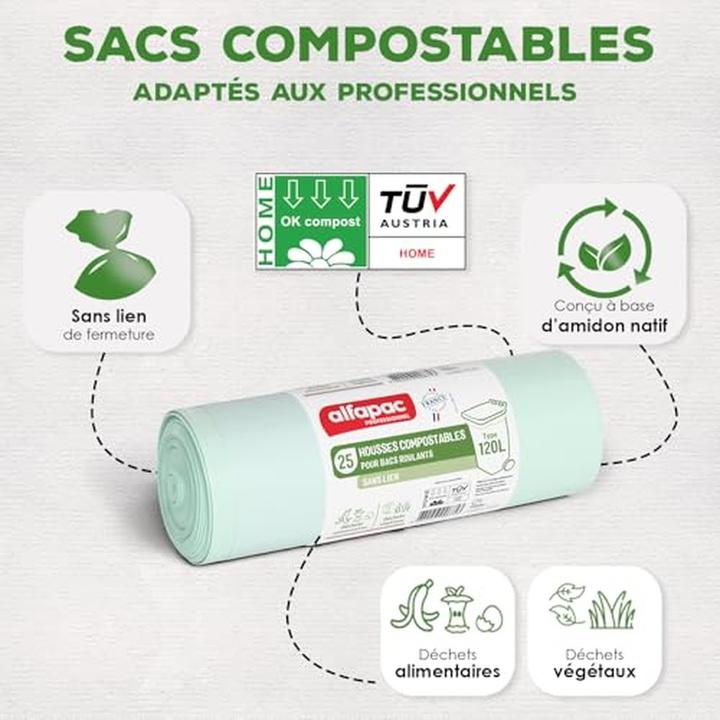 Alfapac Rotolo di Sacchetti Compostabili - kaufen bei Galaxus