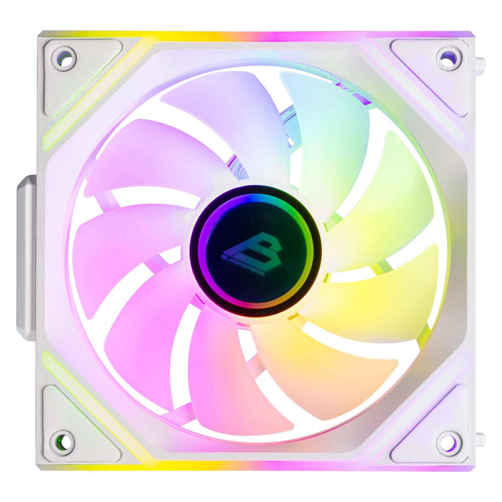 Blackstorm Luna MAG-INF ARGB PWM Fan, white, 120 mm