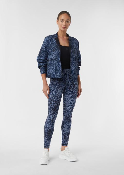 Comma Leggins Jersey-Leggings mit All-over-Leo-Print (34, 36)