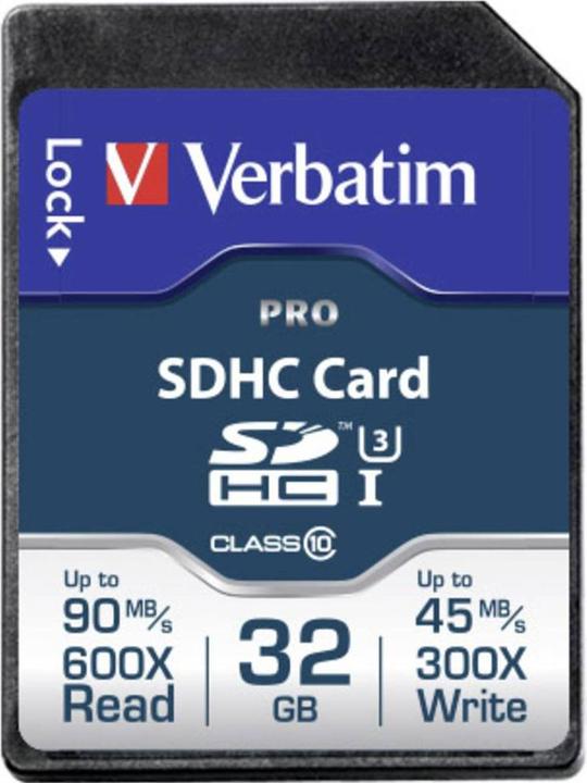 Verbatim SDHC Card Pro 32GB Class 10 UHS-I - buy at Galaxus - Galaxus