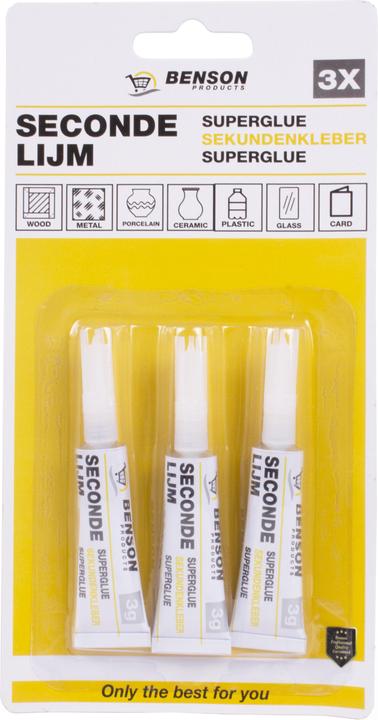 Benson Home 3G Super Glue Instant Adhesive Glue Liquid Adhesive Pack of ...