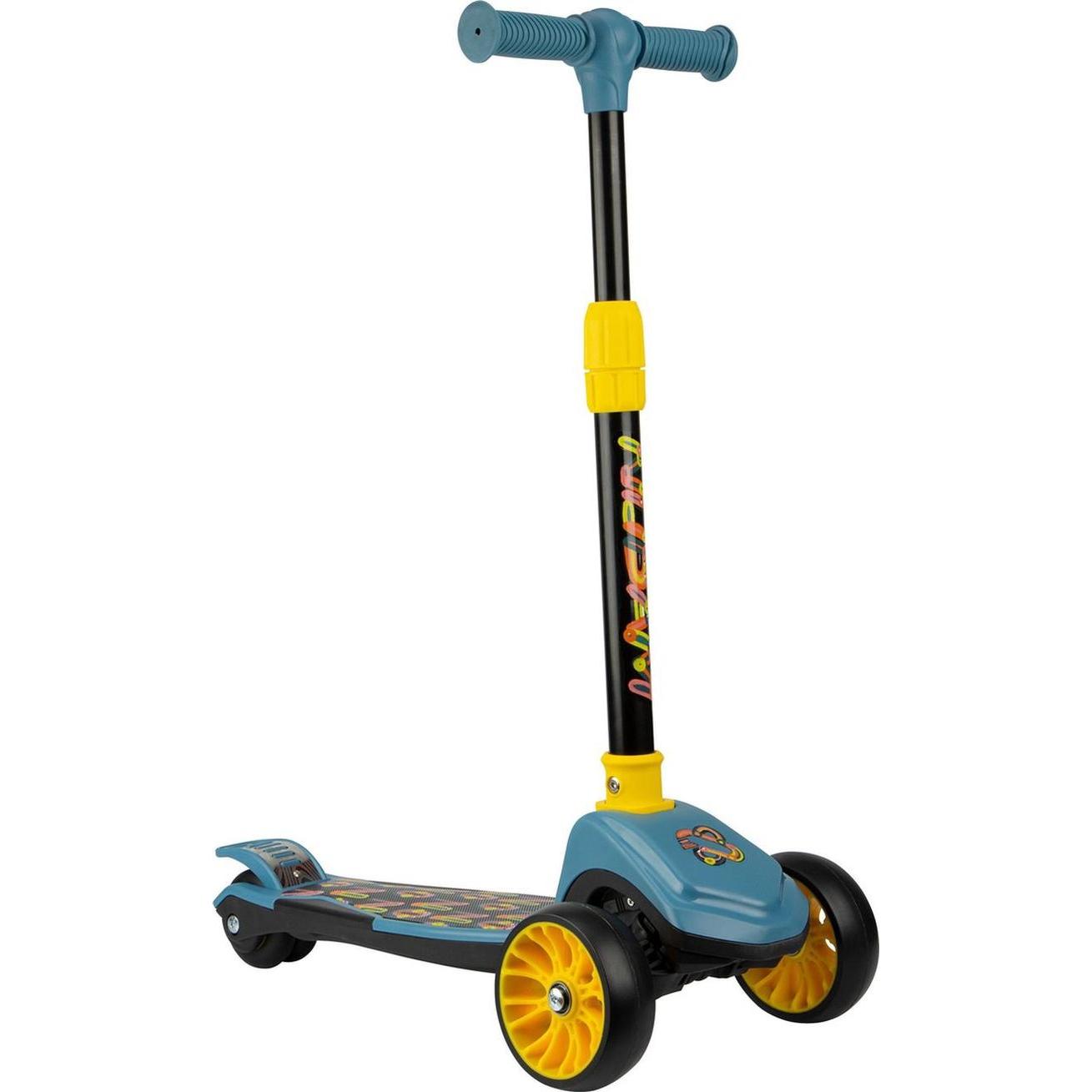 Nijdam Fat-Wheel Tri-Scooter - Boulevard Ranger - Blauw/Zwart - Galaxus