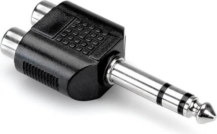 Hosa GPR484 Adapter 2x Cinch-Kupplung auf 6,3 mm TRS
