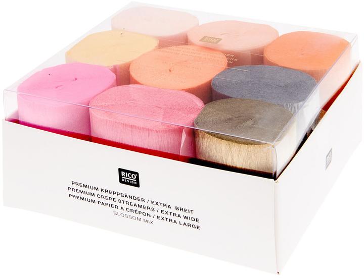Rico Design Kreppbänder, Blüten Mix, FSC MIX.400674