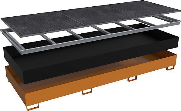 eurokraft pro Regal-Bodenwanne mit PE-Einsatz - kaufen bei Galaxus