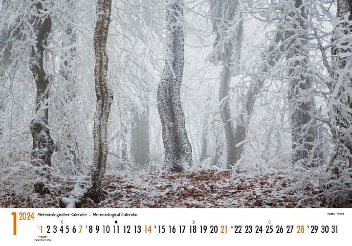 Meteorologischer Kalender 2024 - Meteorological Calendar - Digitec