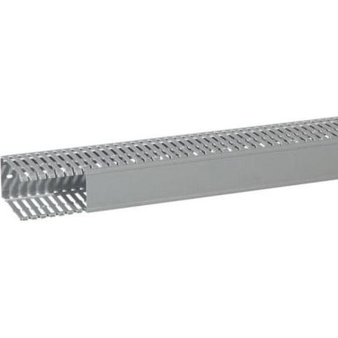 Legrand Transcab PVC Open Slot Grey Panel Trunking 60mm x 100mm x 2m ...