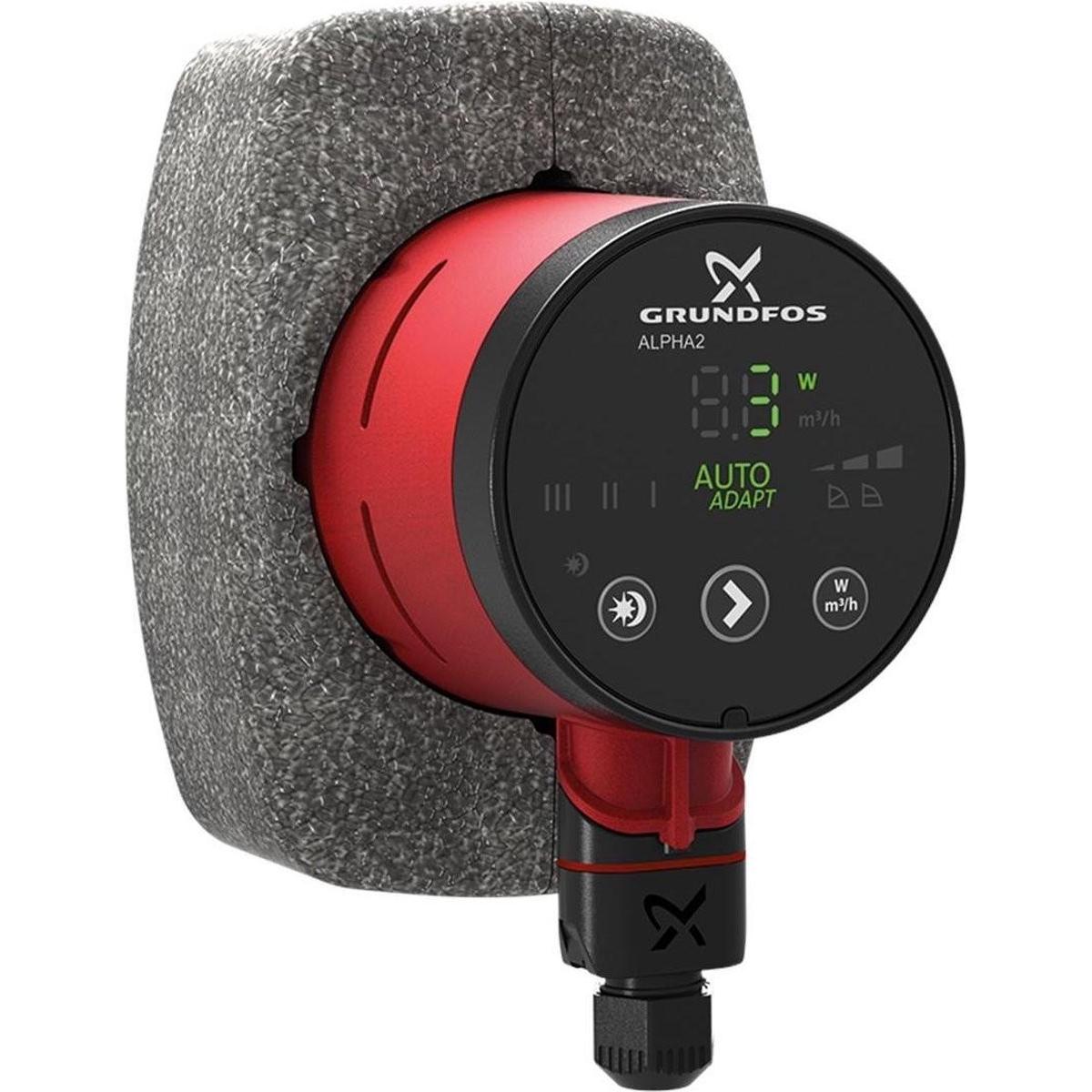 Grundfos ALPHA2 25-40 130 1x230V 50Hz 6H Ny 2018 model - Galaxus