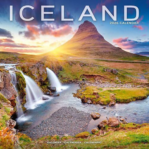 Various Publishers Iceland Calendar 2026 Square Travel Wall Calendar ...
