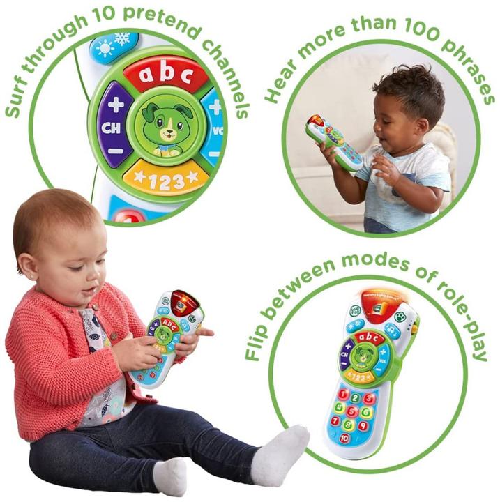 VTech 606203 Leap Frog Baby Toy with Light and Songs Happy Remote ...