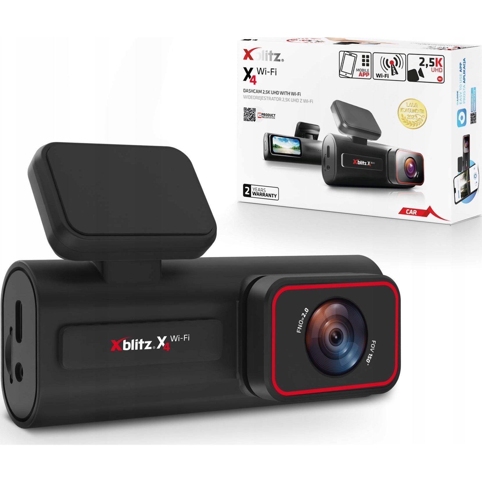 Xblitz X4 UHD Car Camera with WiFi Parking Mode USBC - Galaxus