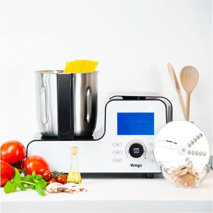 Venga Multifunctional Kitchen Robot with Scale, 10 Programs, Recipe ...