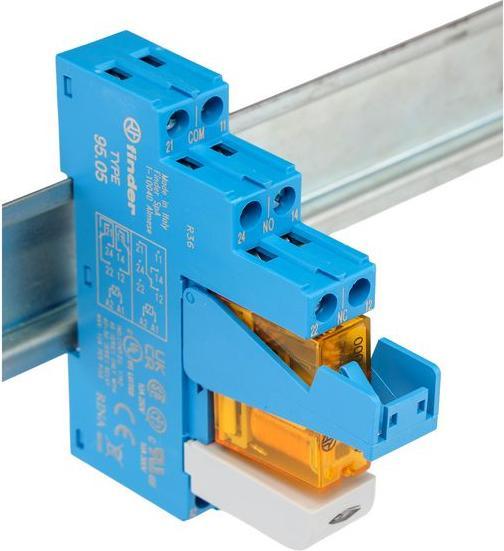 Finder 48 Series Interface Relay Module, DIN Rail Mount, 230V Coil ...