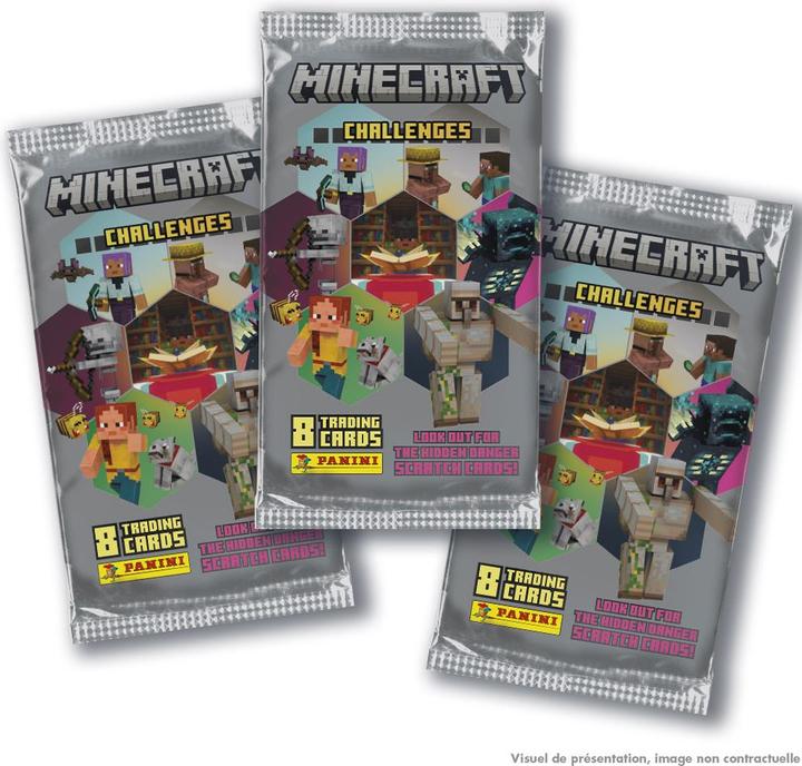 Panini Minecraft - Challenges Trading Cards Flow Packs Display (18 ...