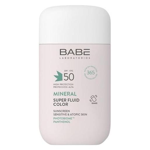 Babe Super Fluid Invisible Mineral (Sunscreen, SPF50, Color, 50mL)