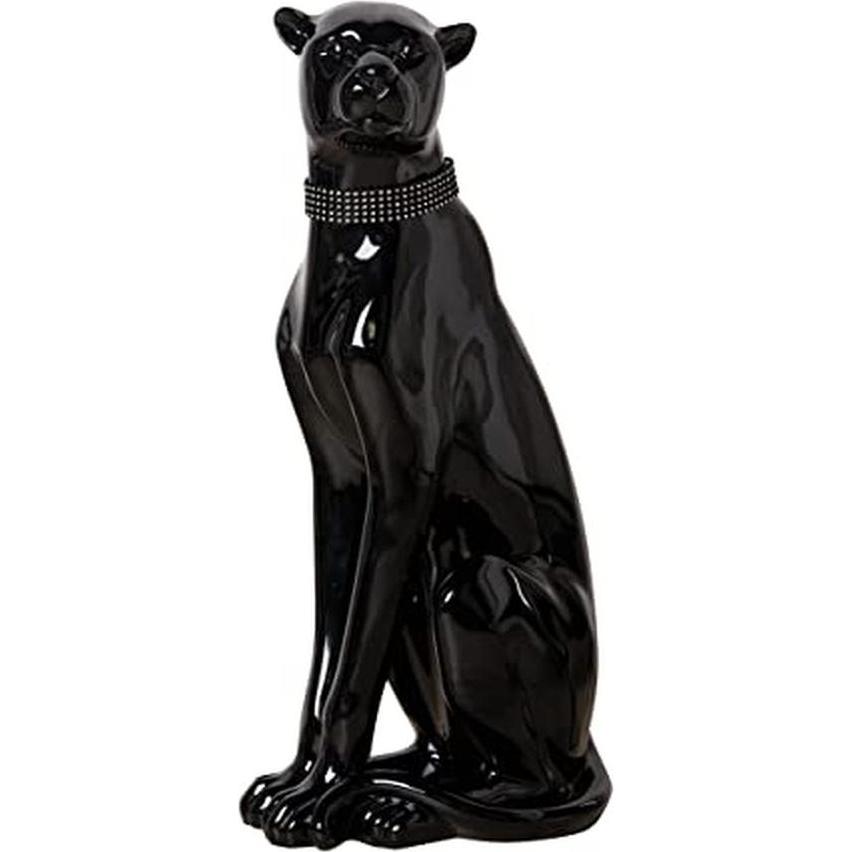 Gilde Panter zittend H 60cm Polyresin-Keramiek - kaufen bei Galaxus