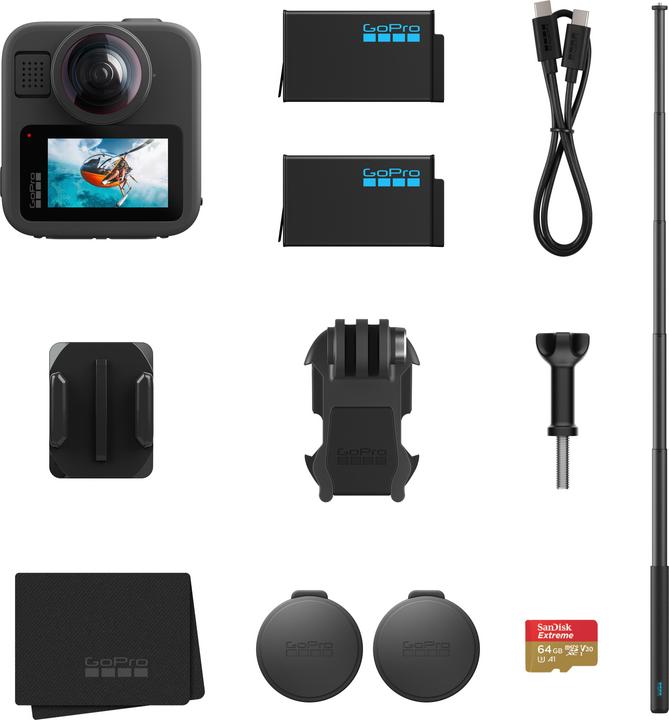 GoPro MAX2 360 Action Camera + Accessories Bundle - buy at Galaxus