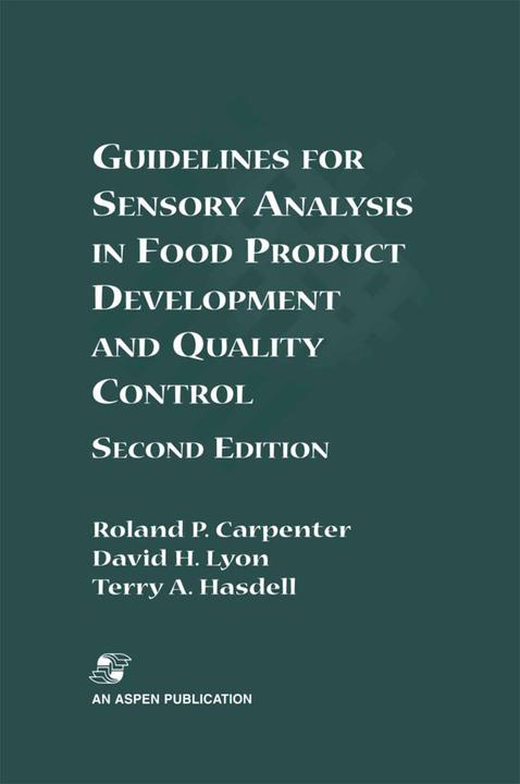 Springer Guidelines for Sensory Analysis in Food Product Development ...