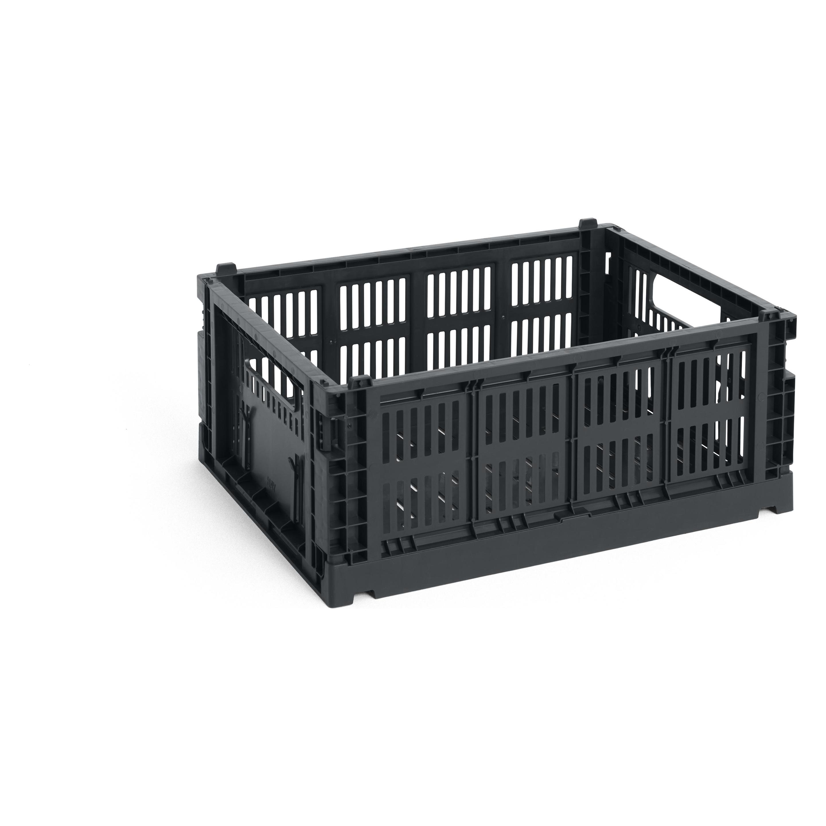 HAY - Colour Crate M Storage Crate (Charcoal) - buy at Galaxus