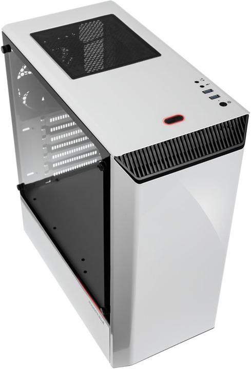 King Mod PHANTEKS Eclipse P300 Midi-Tower, Tempered Glass, weiss ...