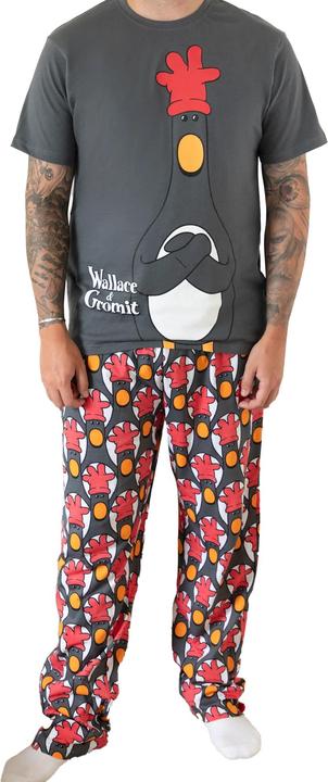 Wallace and Gromit Schlafanzug mit langer Hose kurzärmlig - Galaxus