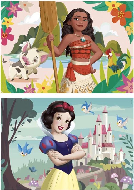 Educa Παζλ 2×50Τεμ. Disney Princess (Vaiana + Snow White) 19961 - Galaxus