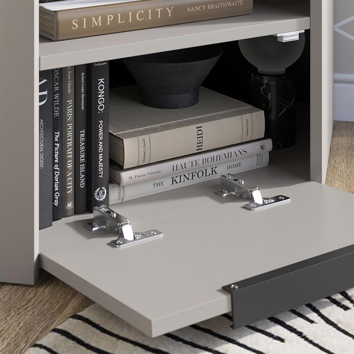 Vichy Wohnwand Wido, Greige/Sonoma, 3 Teile (60 x 50 x 40 cm) - Galaxus